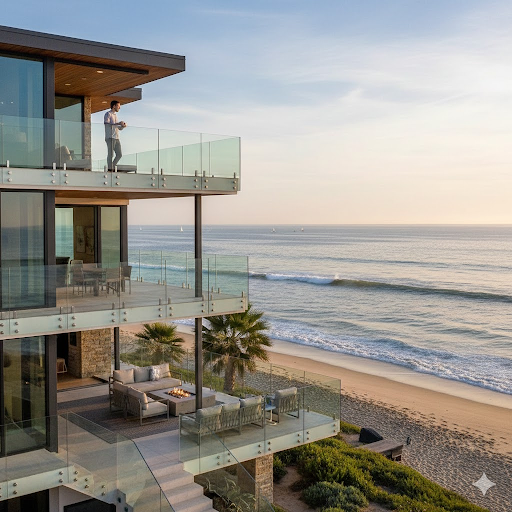 Glass Railings in Huntington Beach: Elevate Your Coastal Home